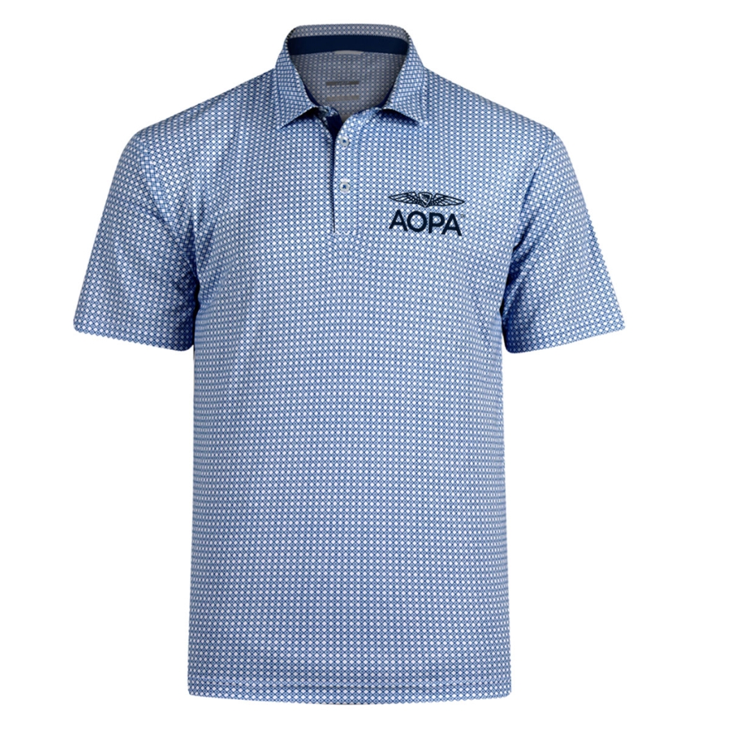 AOPA Swannies Tanner Printed Polo – Flight Outfitters